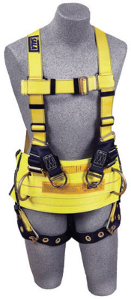 3M DBI-SALA 1102352 Delta Derrick Harness with Belt, Yellow, Medium ...