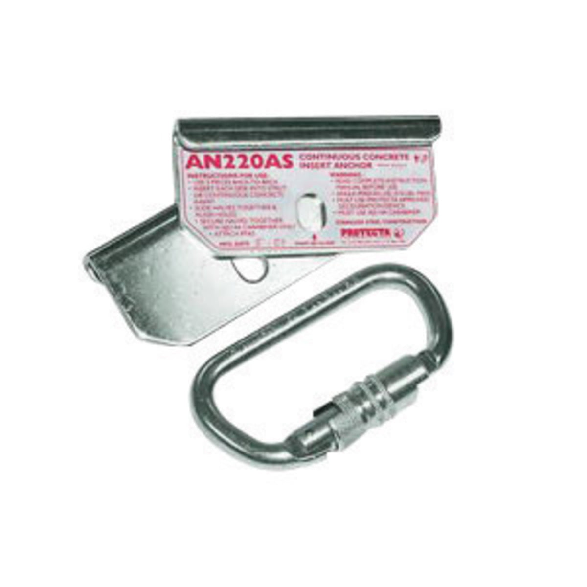 DBI/SALA AN220A Protecta PRO Continuous Concrete Stainless Steel Inser ...