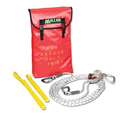 Miller SE/125FT SafEscape Elite RDD Rescue and Descent Device 125ft ...