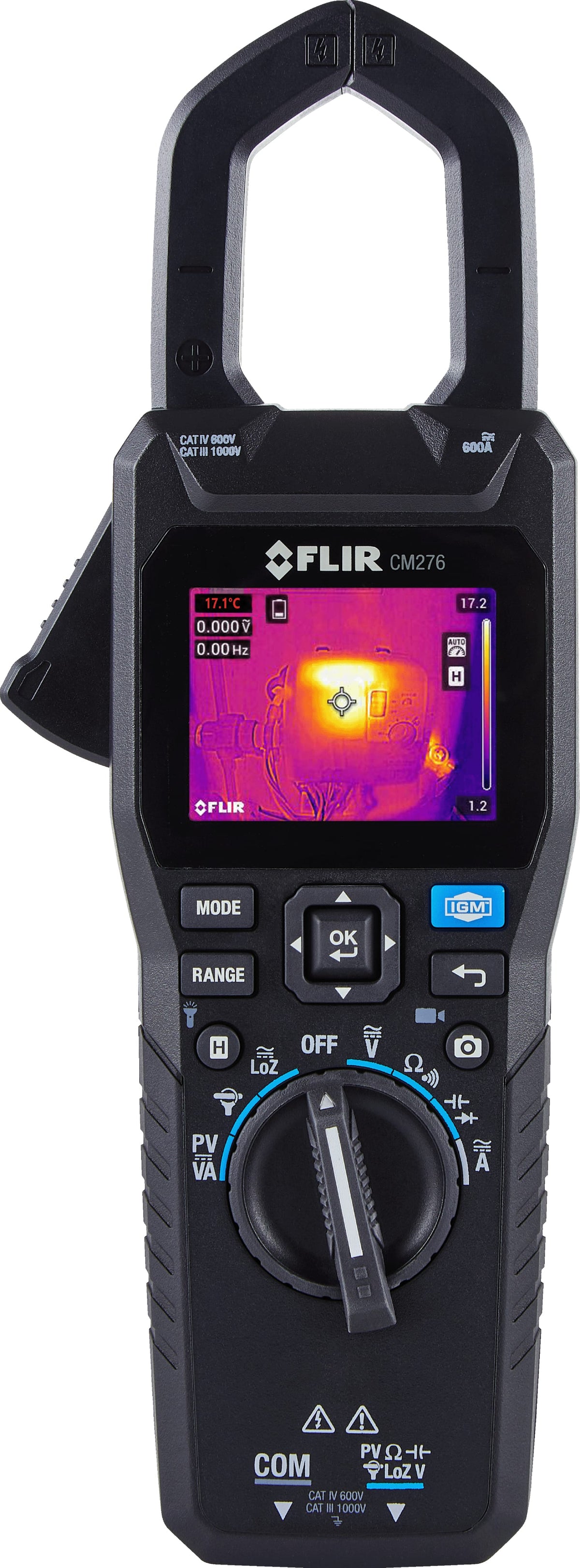 FLIR CM276 Clamp Meter and Thermal Imaging Camera with METERLiNK — Net ...