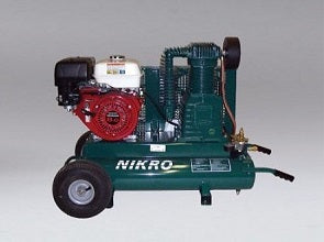Nikro 860544 9HP Honda 2 Stage 175 PSI Portable Gasoline Compressor ...